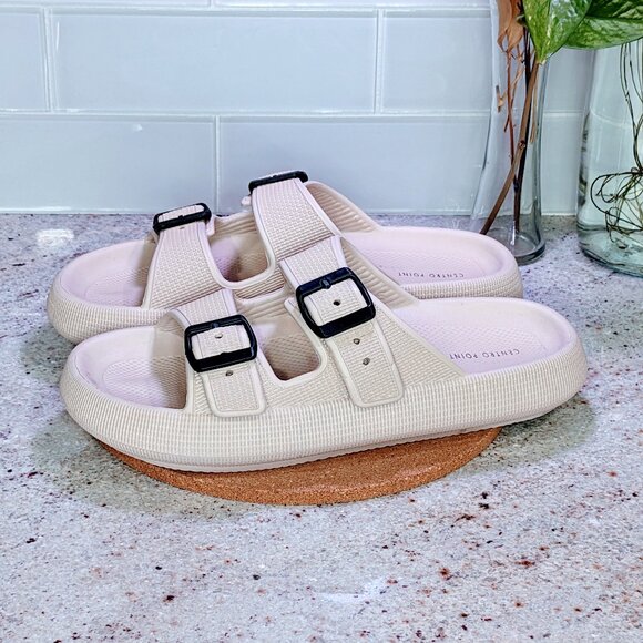 Centro Point | Shoes | Cloud Slides Double Strap | Poshmark